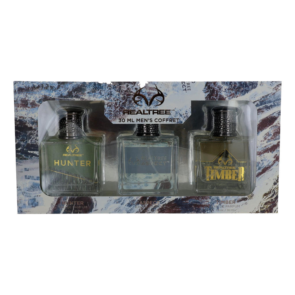 Realtree by Realtree, 3 Piece Coffret Gift Set for Men | Pertinacia Perfume