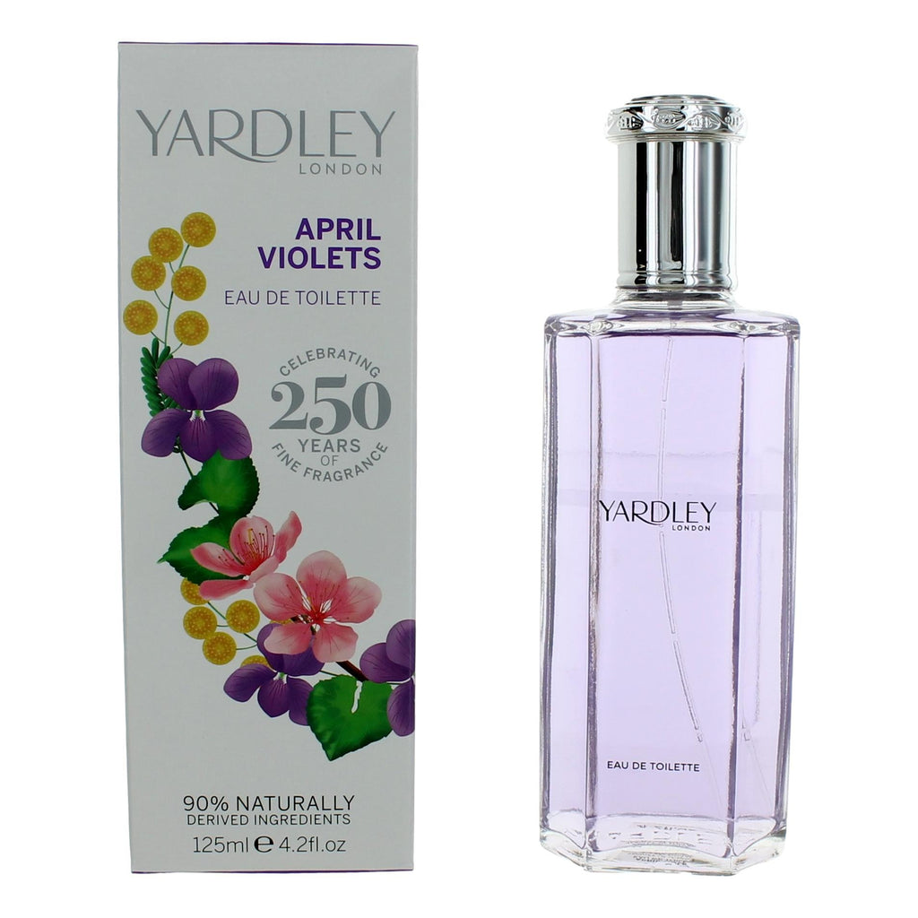 Yardley April Violets by Yardley of London, 4.2 oz EDT Spray for Women ...